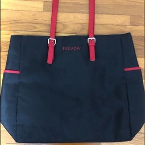 Escada Bags | 5xhp Woven Leather Tote Xtra Information | Poshmark